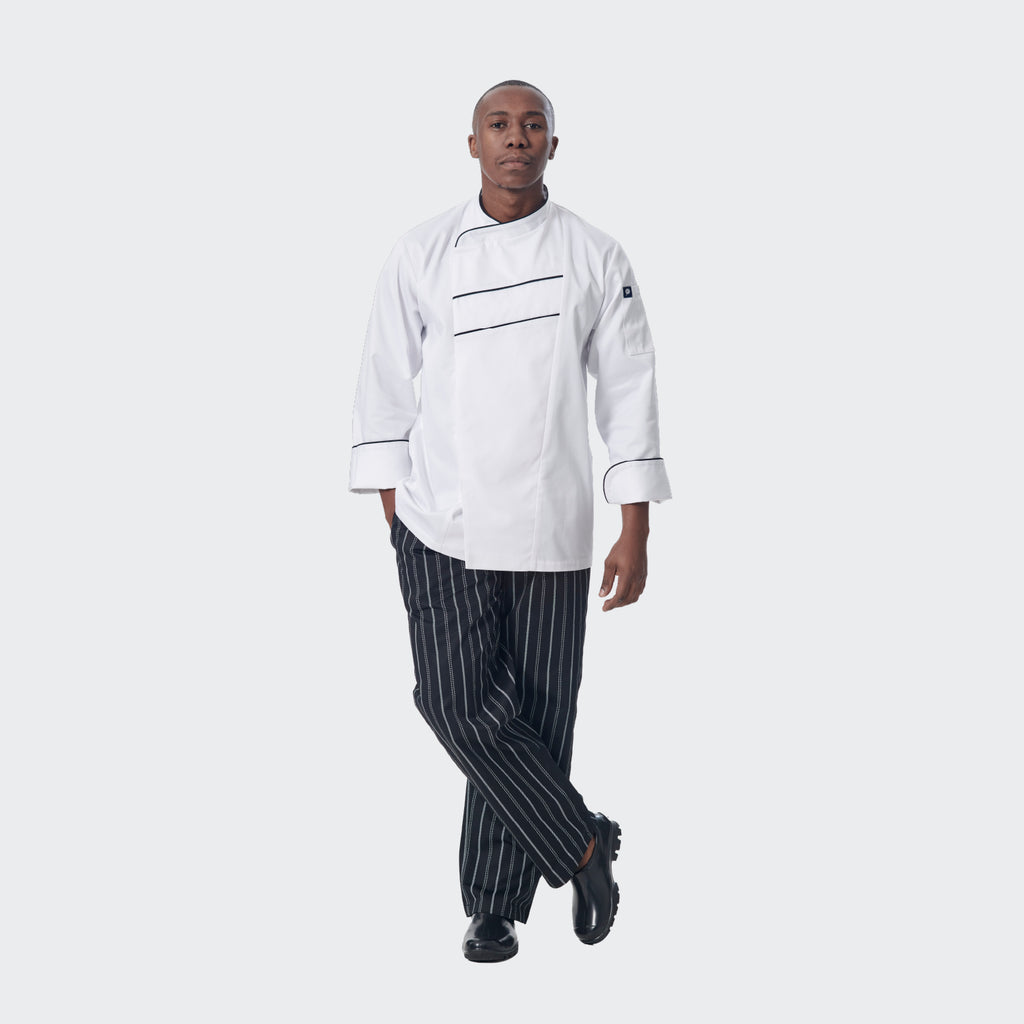 Chef Jacket - Ainsley White Long Sleeve – Rolando Chefwear