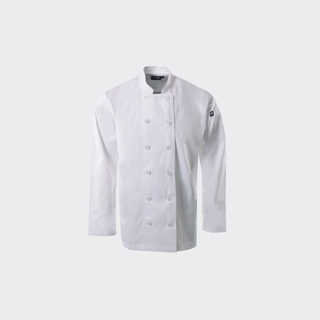 Chef Jacket - Maison White Long Sleeve – Rolando Chefwear