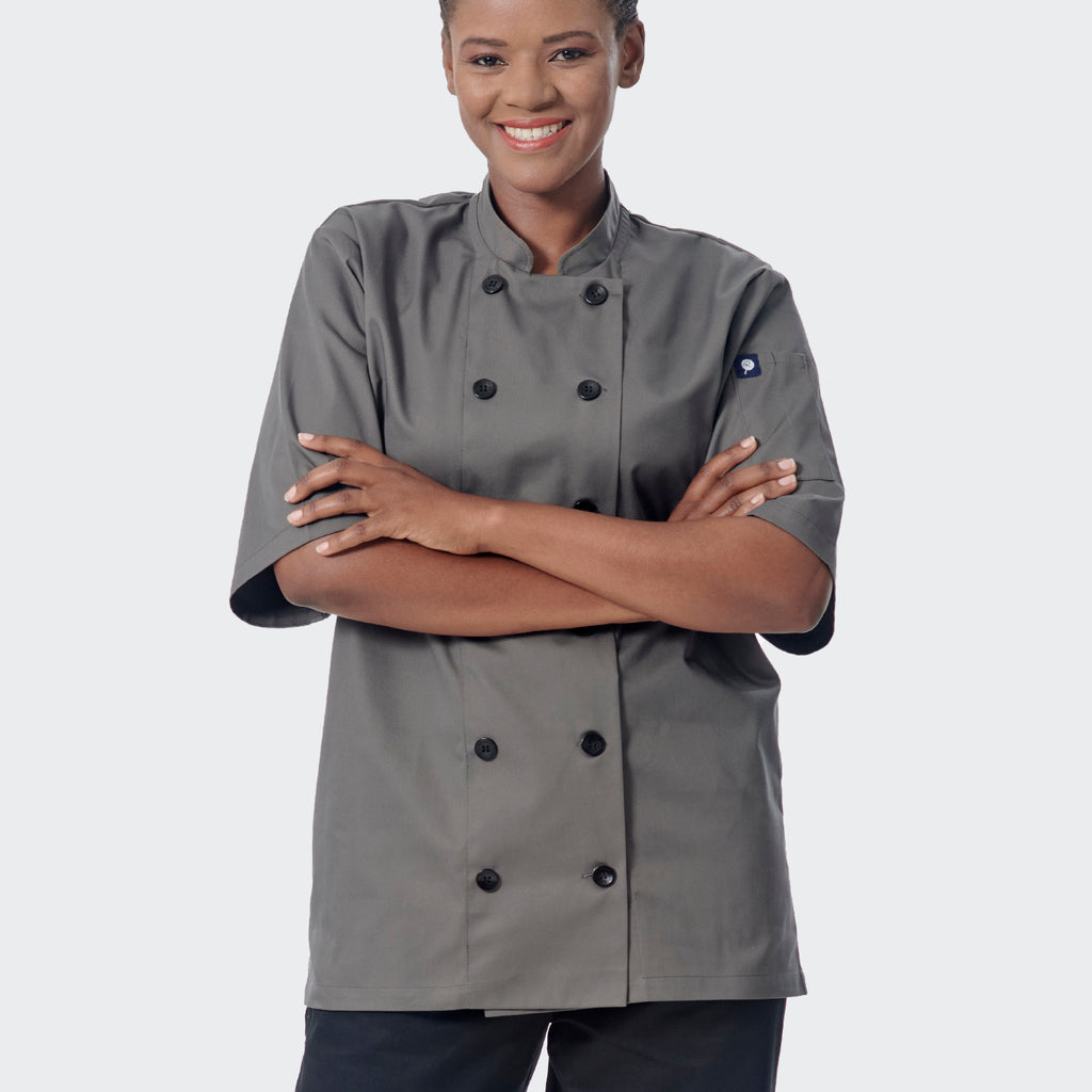 Chef Jacket - Pascal Sepia Short Sleeve – Rolando Chefwear