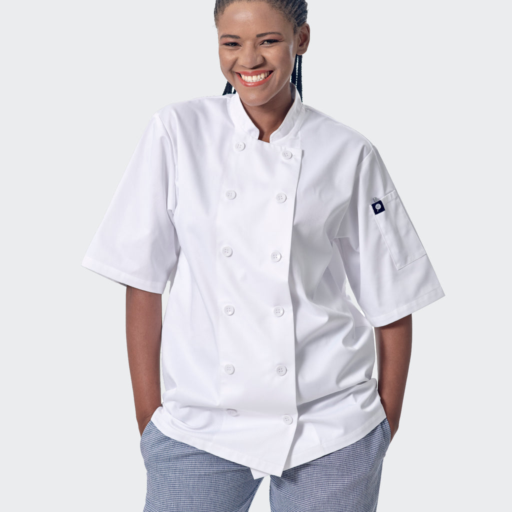 Pascal White Short Sleeve – Rolando Chefwear